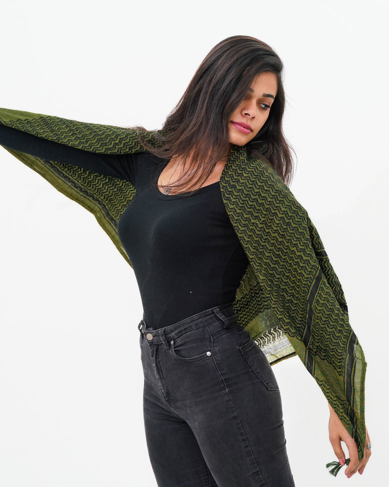 How to Wear the Kufiya, Keffiyeh, Shemagh – Kufiya.org