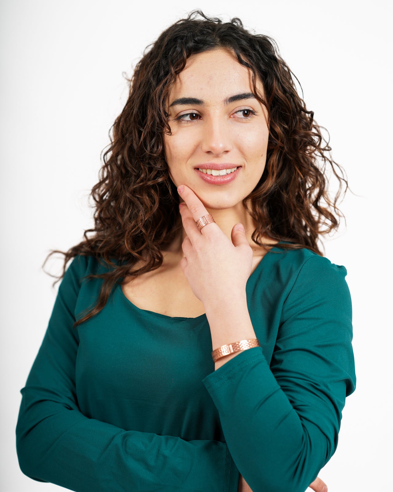 Sumud Stories™ Copper Kufiya Ring | Made in Palestine – Kufiya.org