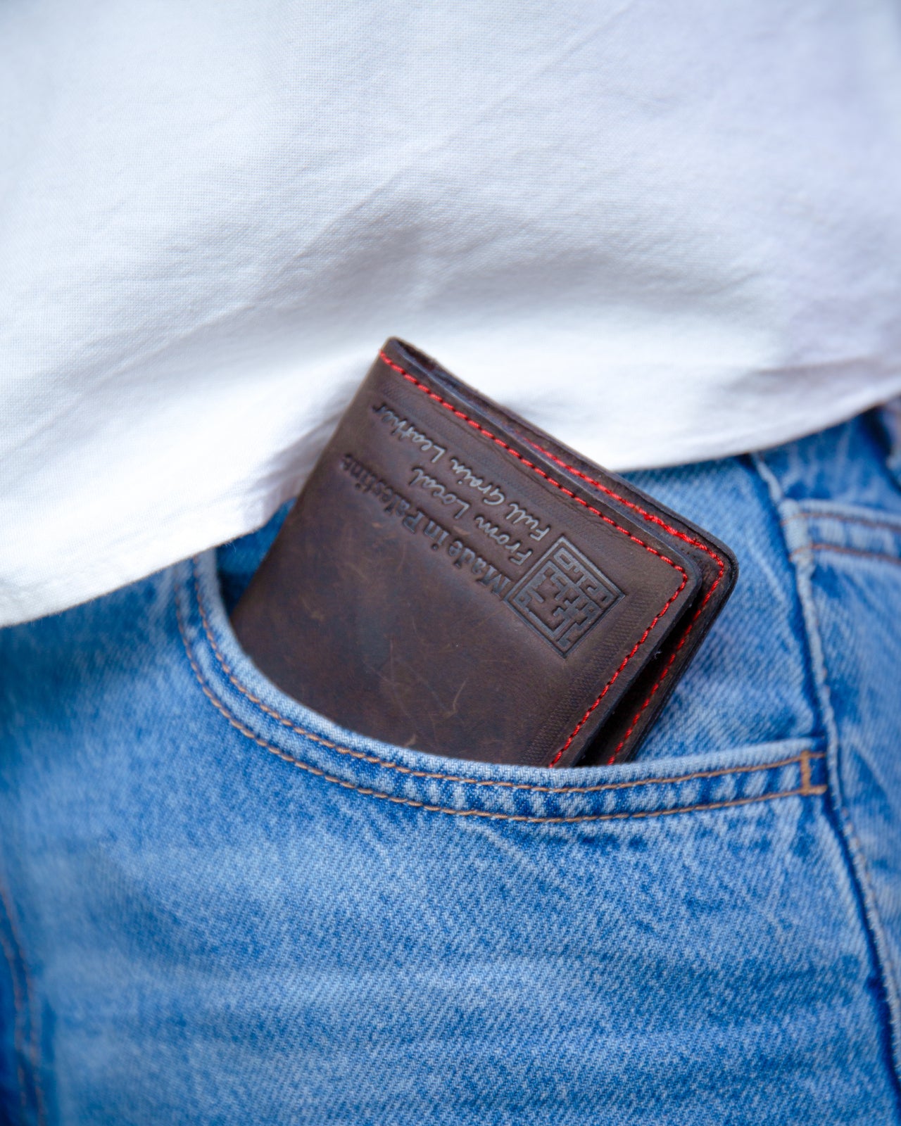 Sumud Stories™ Masari Leather Wallet | Made in Palestine – Kufiya.org